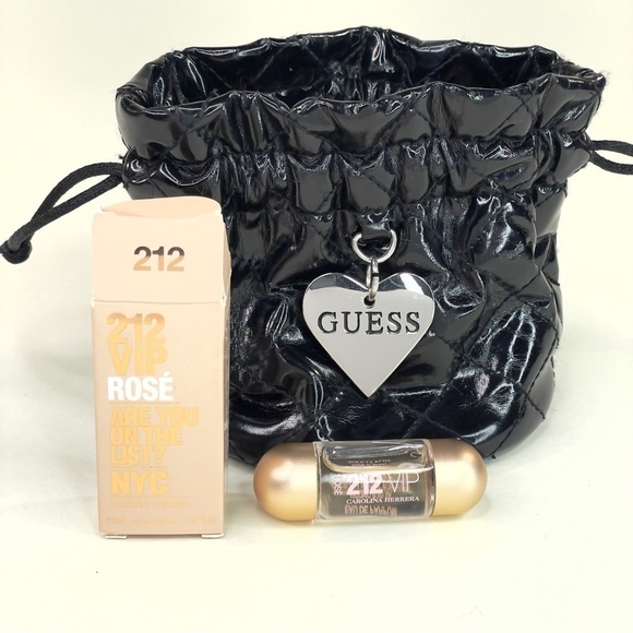 Carolina Herrera | Bags | New Guess Mini Jewelry Pouch Bag Plus ...
